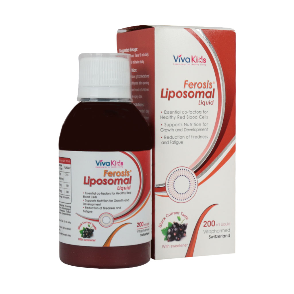 خرید شربت فروسیس لیپوزومال ویواکیدز 200 میلی لیتر - داروخانه آنلاین داروتیم